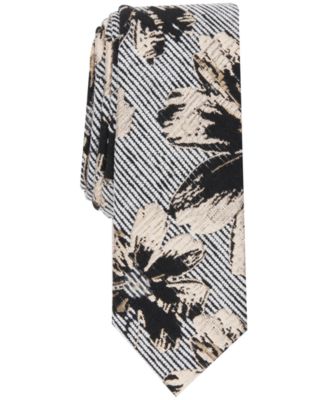 INC Men's Floral Stripe Tie, Created for Macy's - Macy's