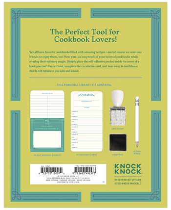 Knock Knock Personal Library Kit: Cookbook Edition - Macy's