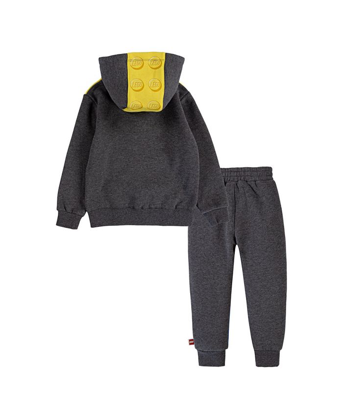 LEGO® LEGO Toddler Boys Fleece Zip Hoodie and Joggers Set - Macy's