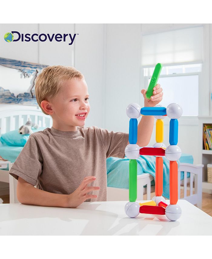 Discovery Kids Toy Magnetic Building Blocks 101pcs - STEM - Macy's