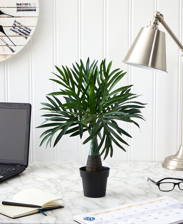 Nearly Natural Mini Areca Palm Artificial Plant - Macy's