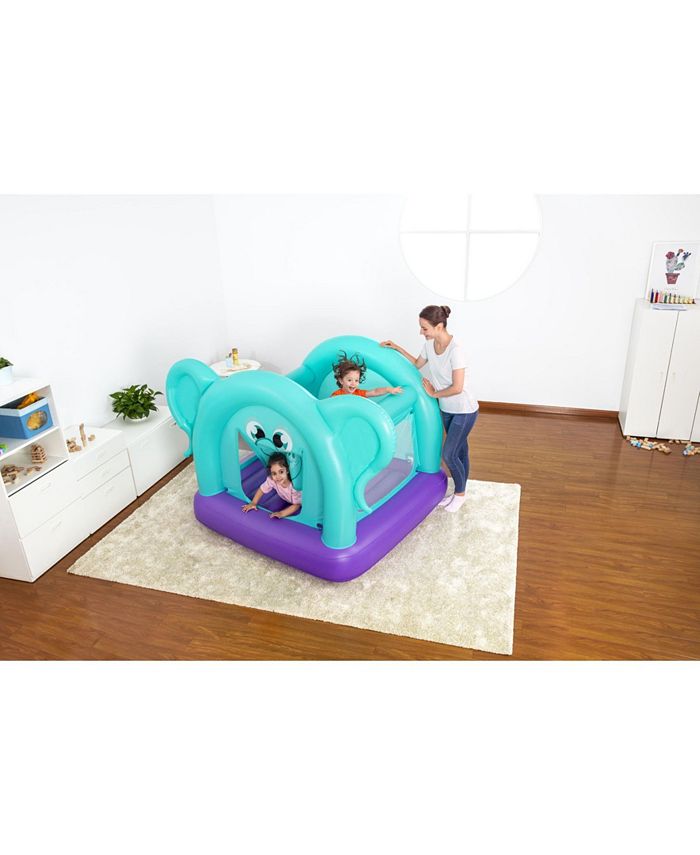 WOWMAZING Bestway Up in and Over Energetic Elephant Bouncer with Built ...
