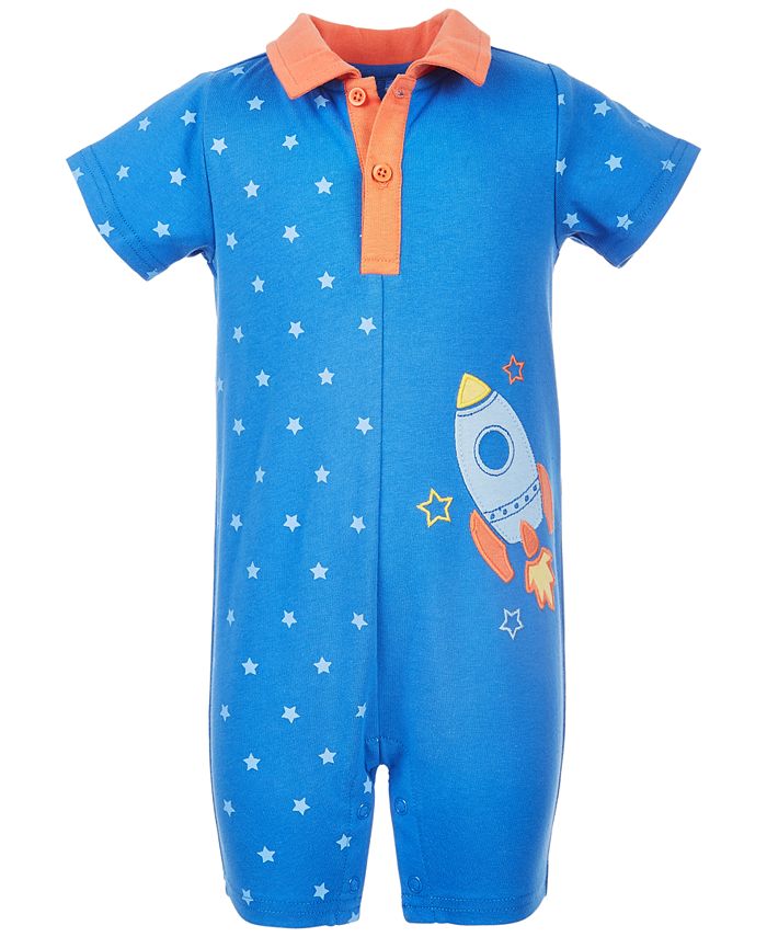 First Impressions Baby Boys Rocket Cotton Sunsuit, Created for Macy's ...