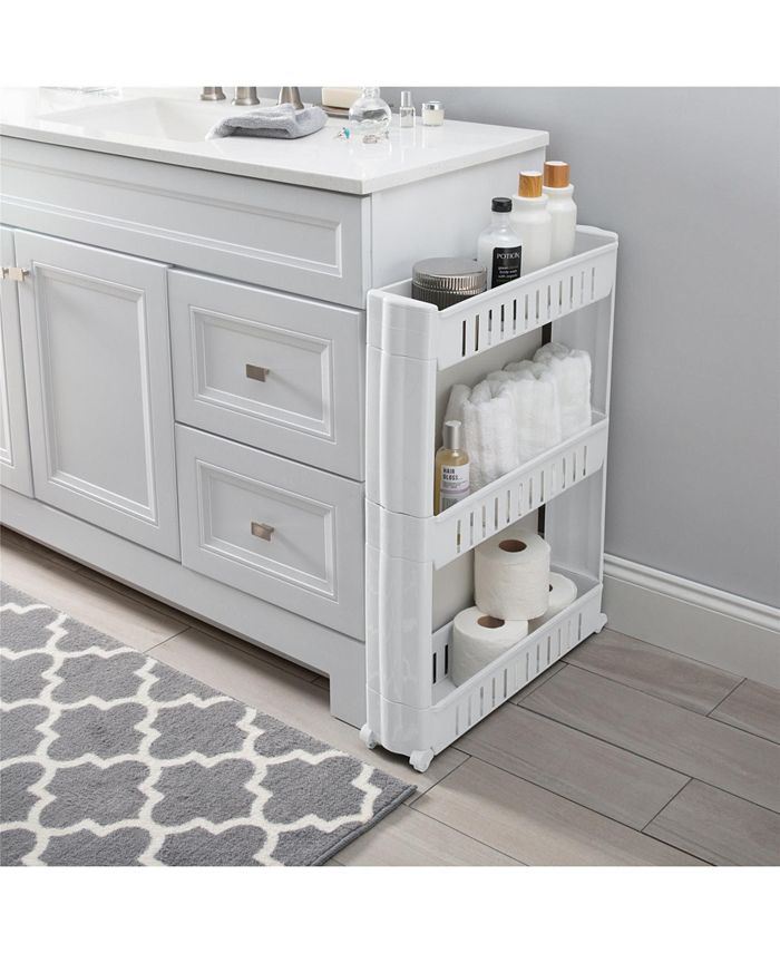 Simplify 3 Tier Slim Slide Out Storage Cart - Macy's