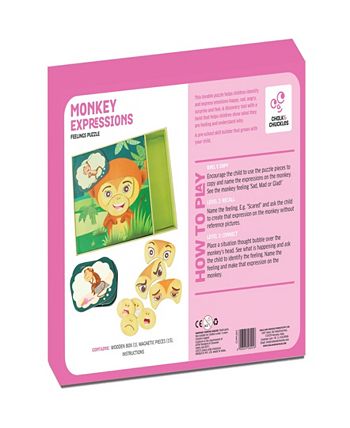 Chalk N Chuckles Role Play Monkey Expressions Game - Macy's