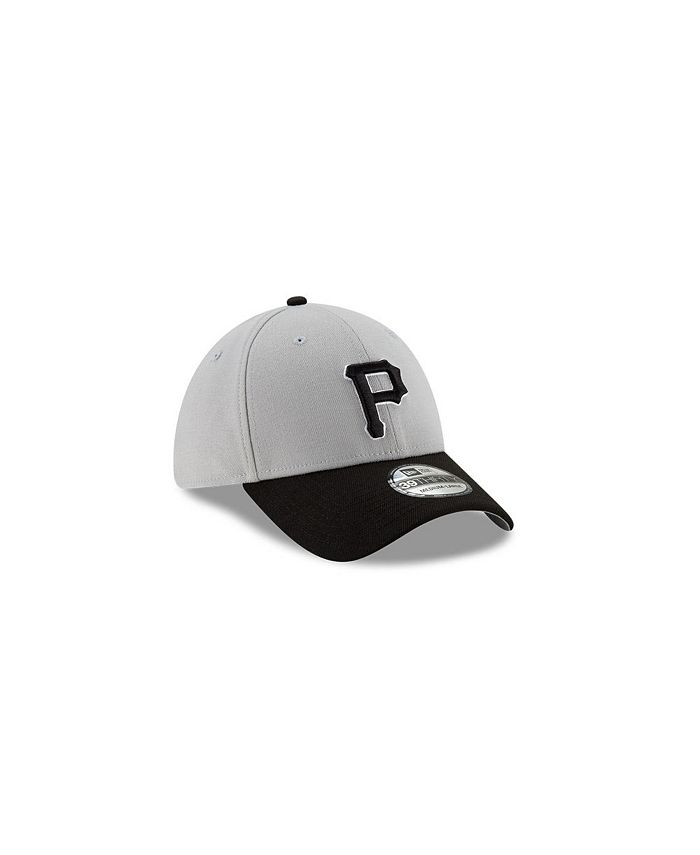 New Era Men's Pittsburgh Pirates Team Classic Gray Black White 39THIRTY ...