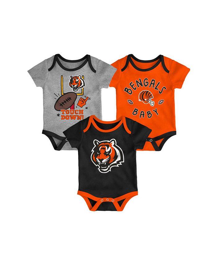 Outerstuff Newborn Cincinnati Bengals Champ 3-Pc. Bodysuit Set - Macy's