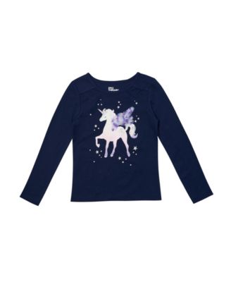 Epic Threads Little Girls Long Sleeve Graphic Tee - Macy's