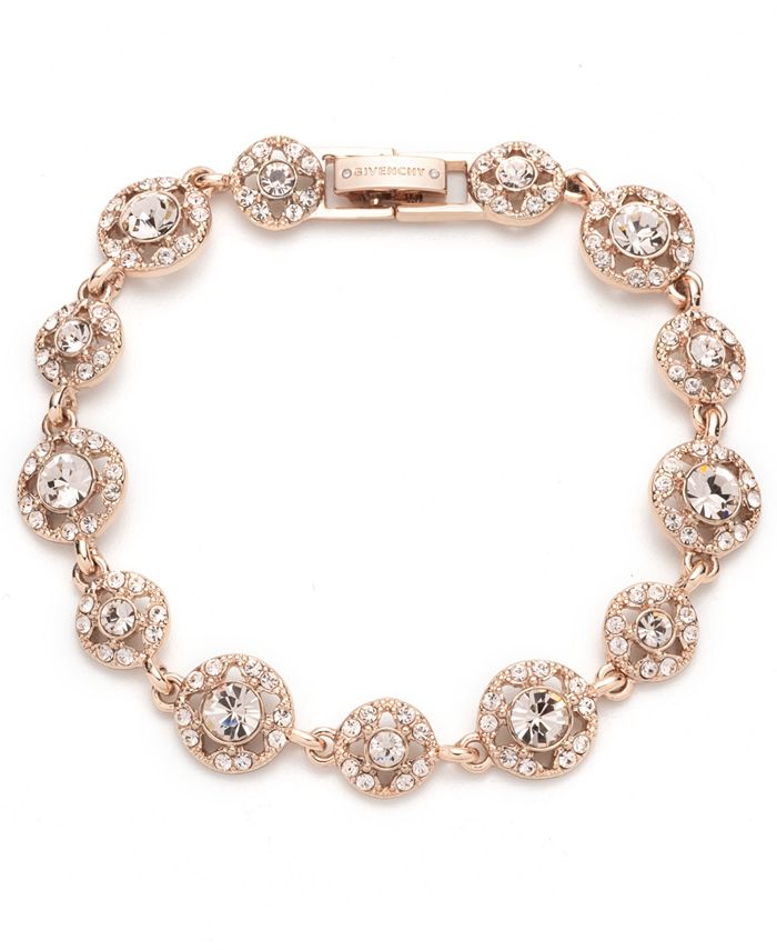 Givenchy Crystal Halo Flex Bracelet - Macy's
