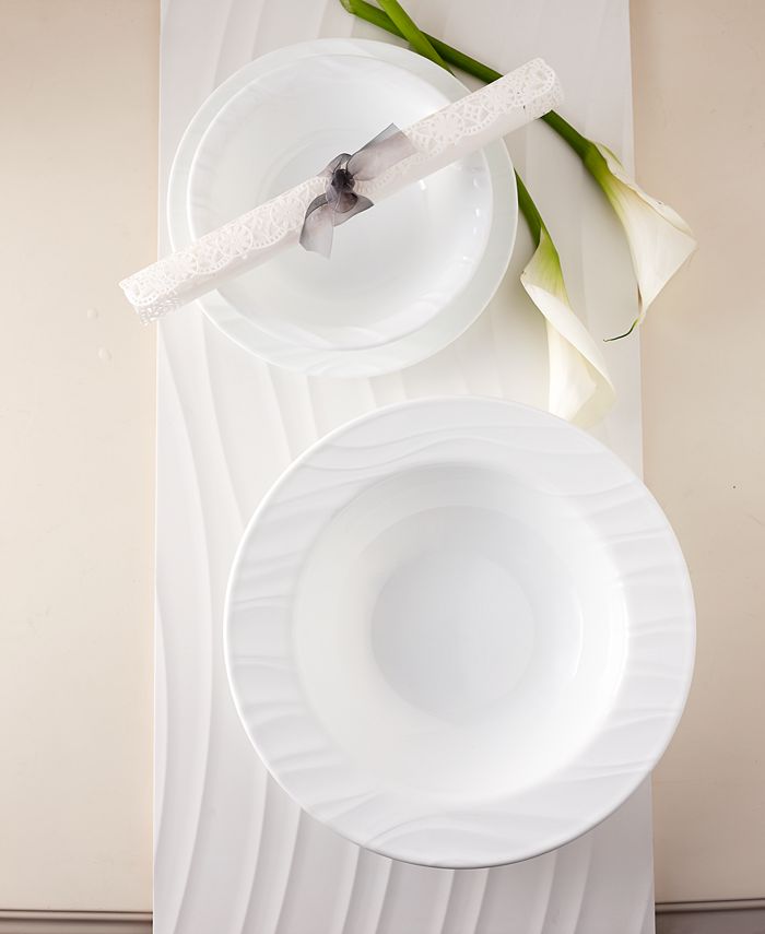 Corelle Boutique Swept Embossed 16-Pc. Set, Service for 4 & Reviews ...