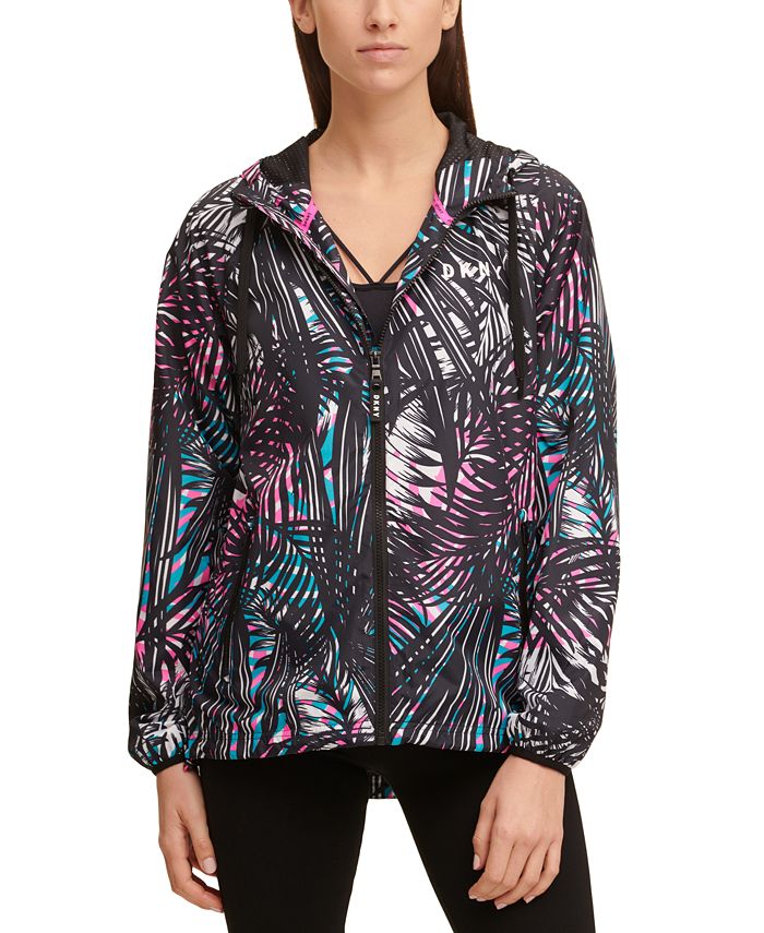 DKNY Tropic Shade Printed Windbreaker - Macy's