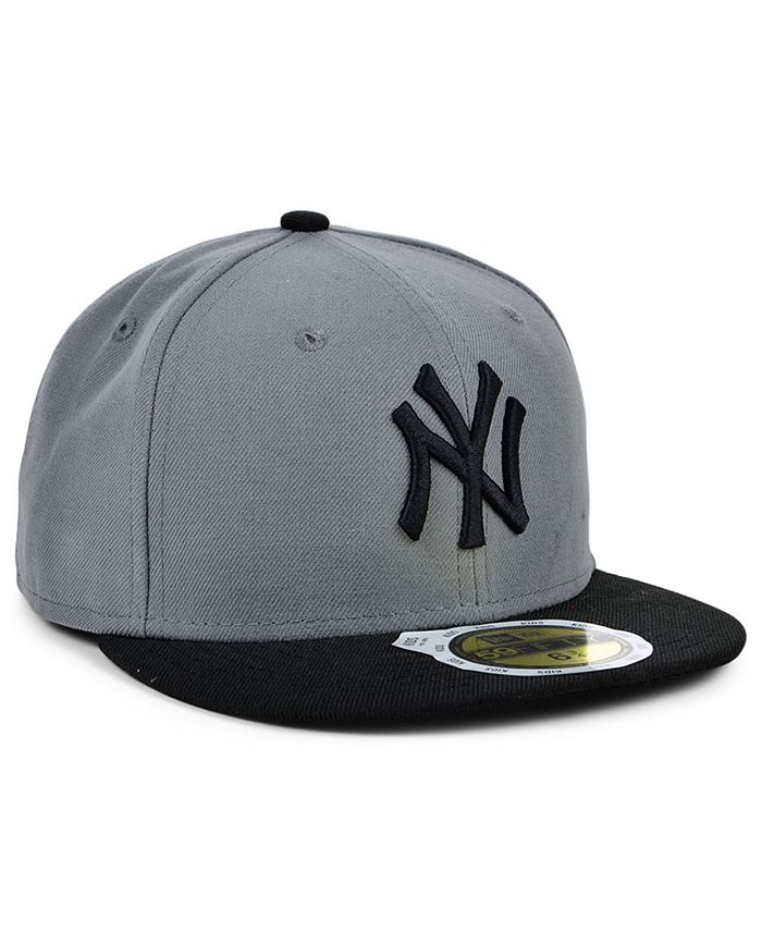 New Era Youth New York Yankees Gray-Black 59FIFTY Cap - Macy's