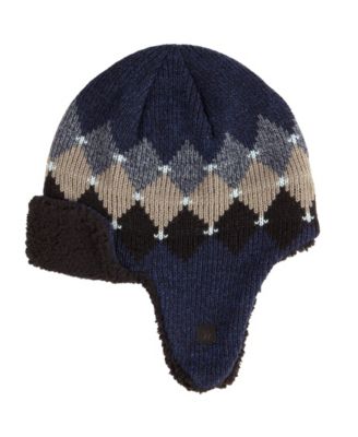 Isotoner Men's Lined Argyle Trapper Hat - Macy's
