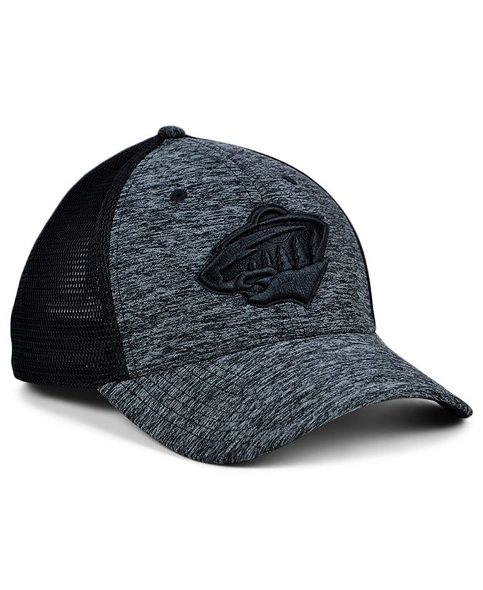 Authentic NHL Headwear Minnesota Wild 2020 TNT Black Ice Mesh Flex Cap ...