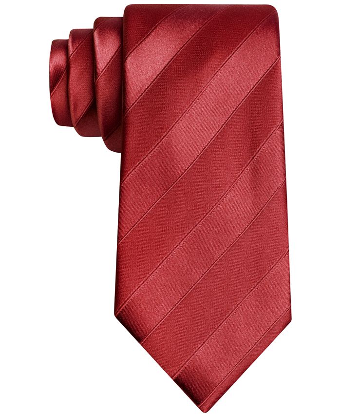 Sean John Wilson Solid Stripe Tie - Macy's