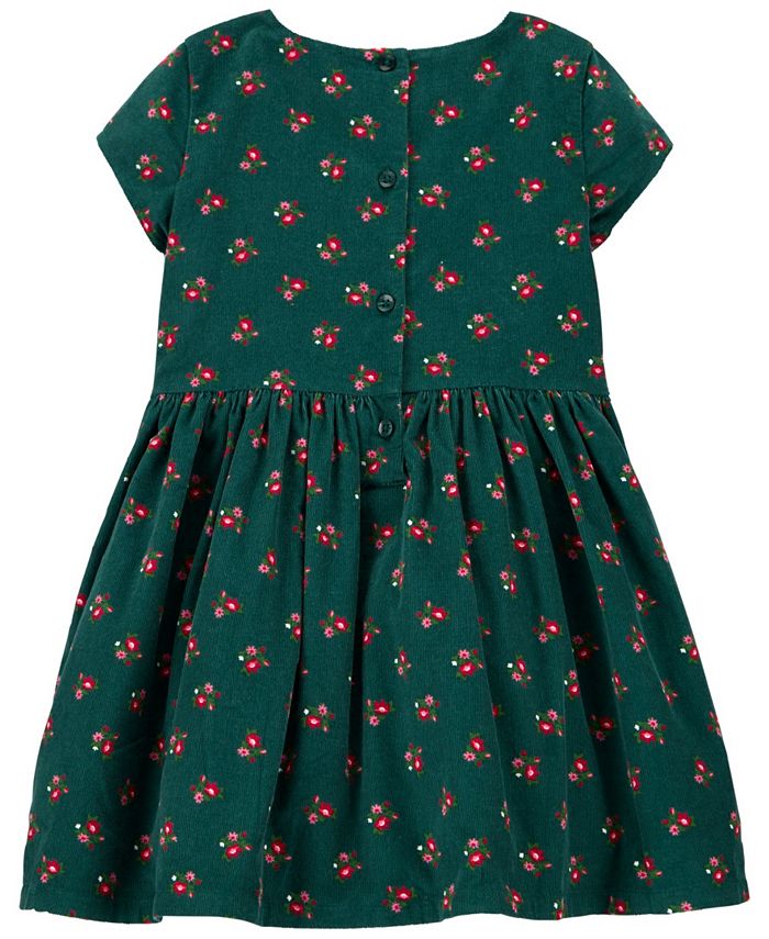 Carter's Toddler Girls Floral Corduroy Dress - Macy's