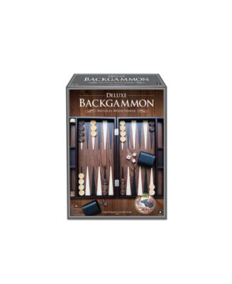 Merchant Ambassador Craftsman Deluxe Wood Backgammon Game Set - Macy's