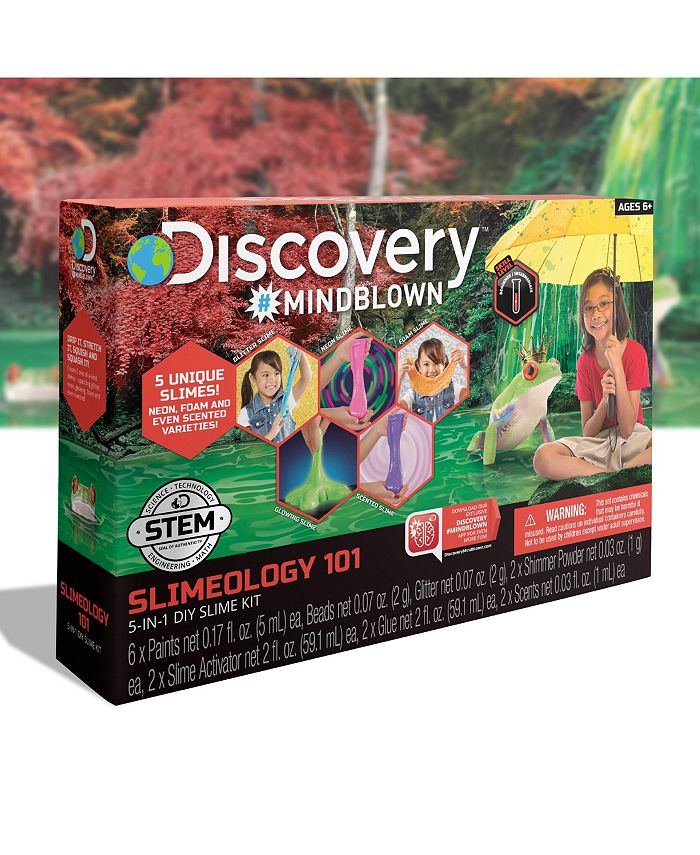 Discovery Kids Toy Slimeology 101 DIY 5-in-1 Kit- STEM - Macy's