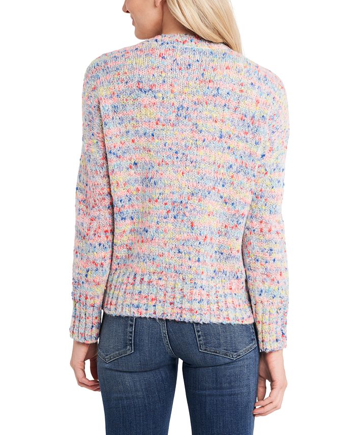 CeCe Rainbow Marled-Knit Sweater - Macy's