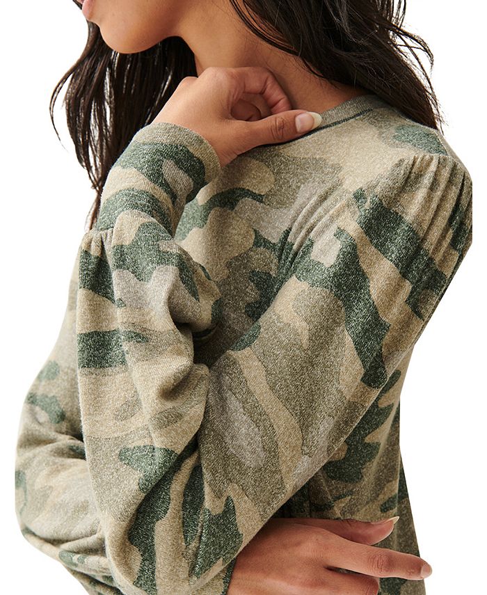 Lucky Brand Camo-Print Dress - Macy's