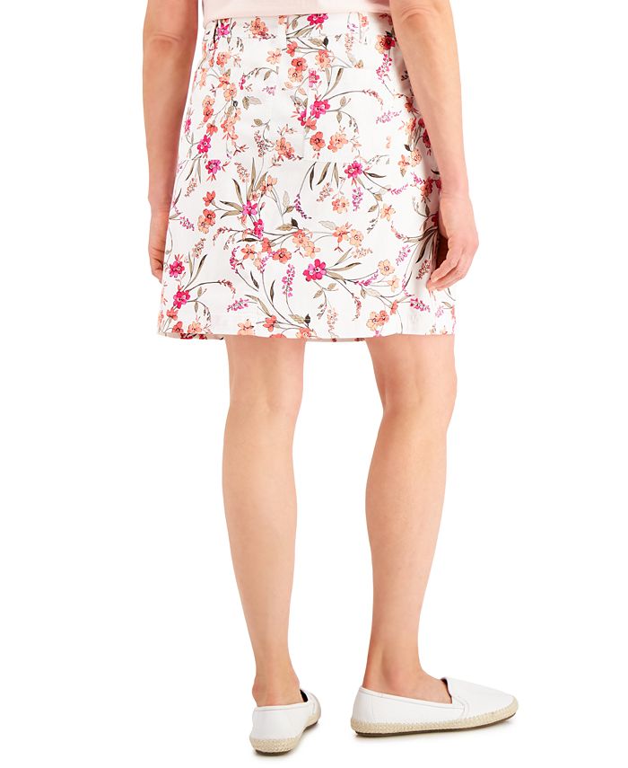 Karen Scott Wildflower Skort, Created for Macy's - Macy's