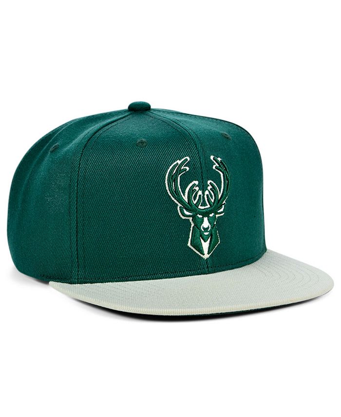 Mitchell & Ness Milwaukee Bucks The Drop Snapback Cap - Macy's