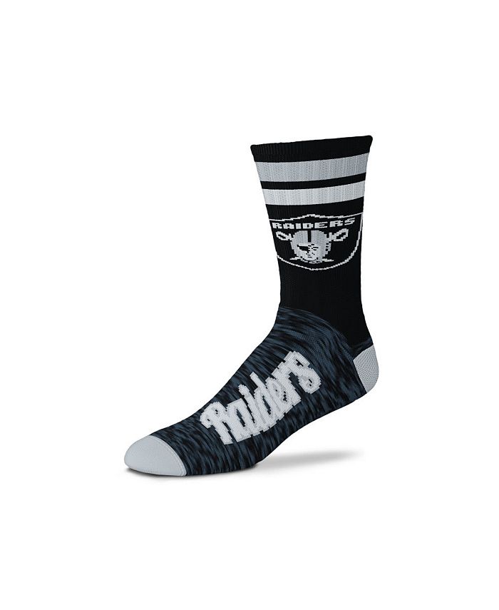 For Bare Feet Las Vegas Raiders Black Script Socks - Macy's