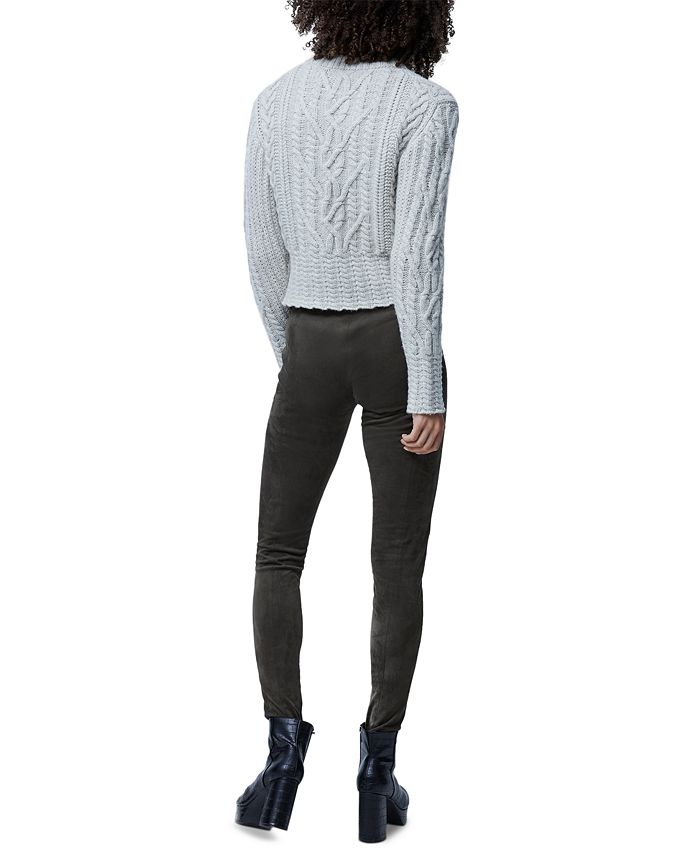 French Connection Joetta Cable-Knit Sweater - Macy's