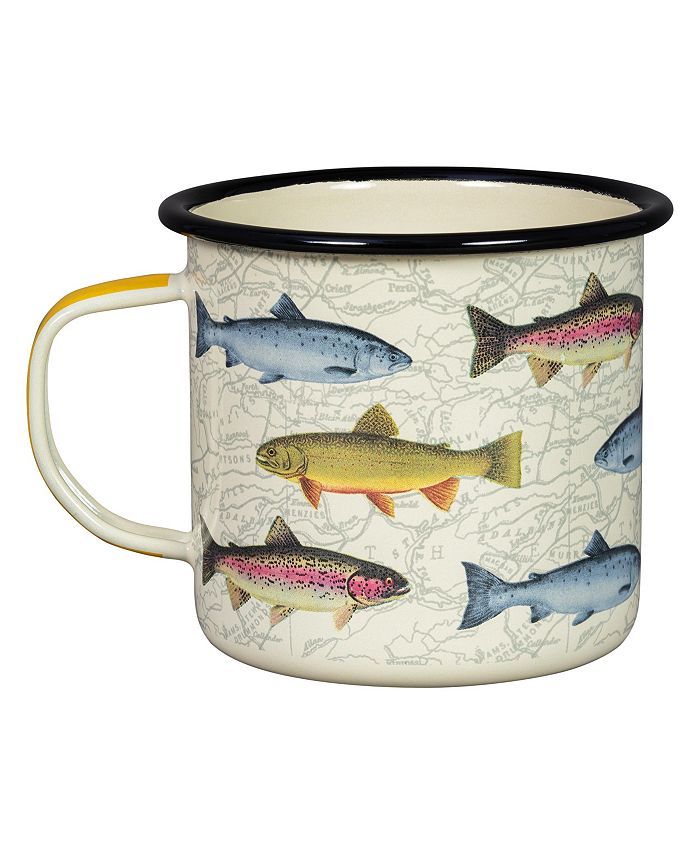 Wild And Wolf Gentlemen's Hardware Fish Enamel Mug - Macy's
