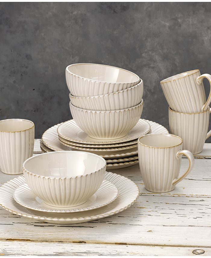 Over and Back Kknox 16 Piece Dinnerware Set, Service for 4 - Macy's