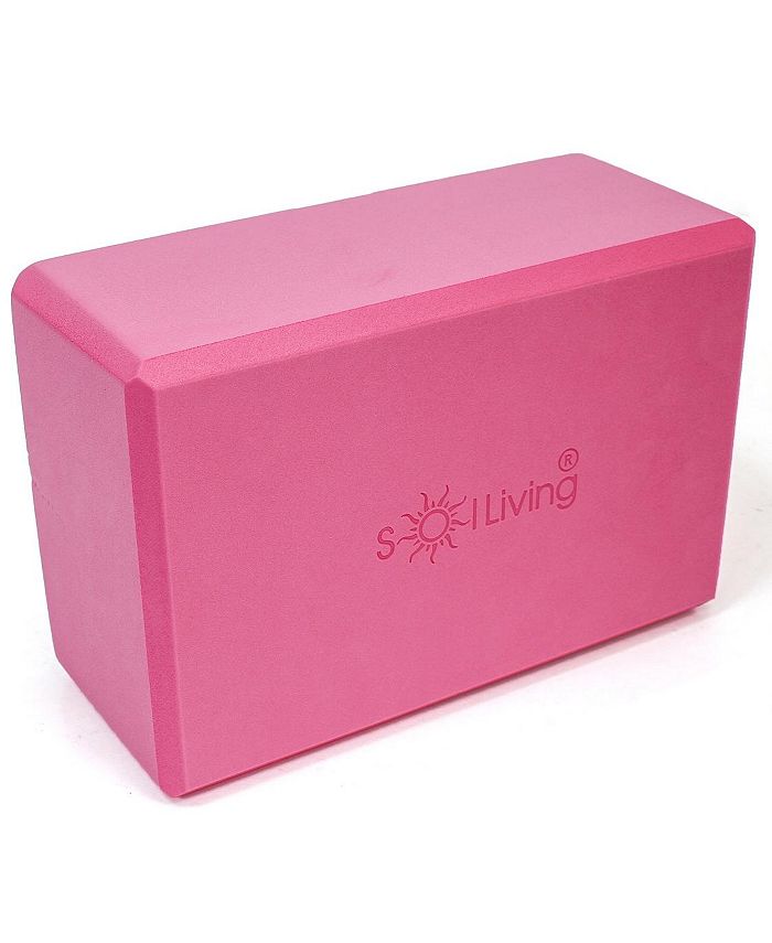 Sol Living Yoga Block, Pack of 2 - Macy's