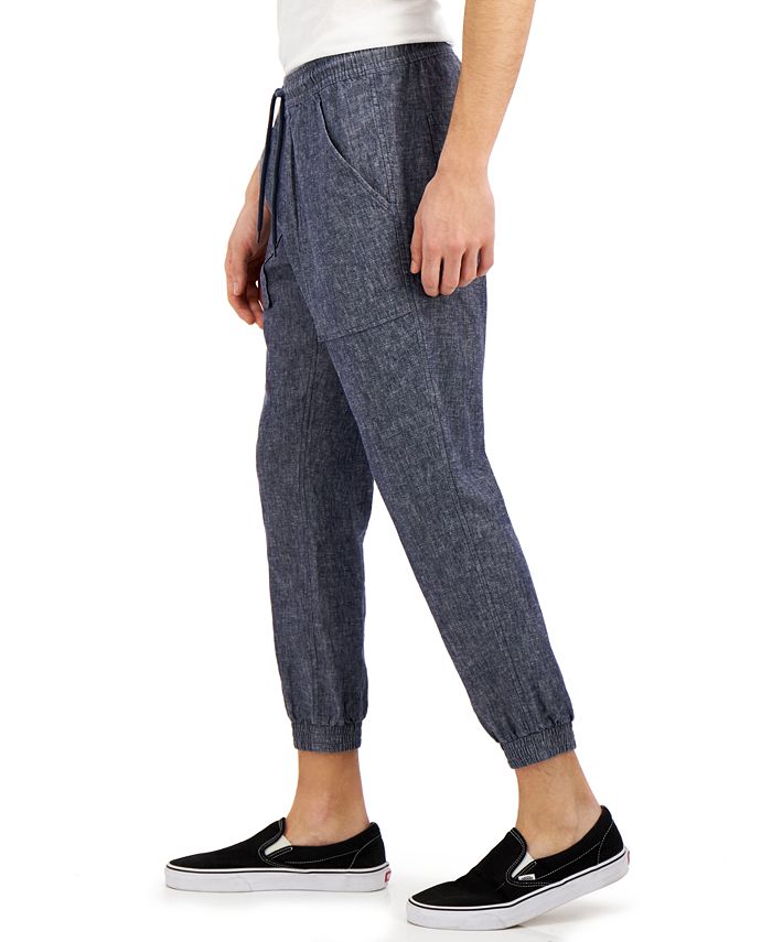 Sun + Stone Men's Charles Linen Jogger Pants, Created for Macy's - Macy's