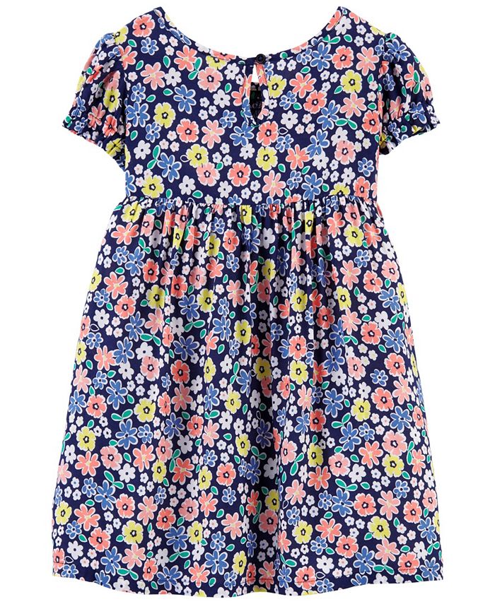 Carter's Toddler Girls Floral Poplin Dress - Macy's