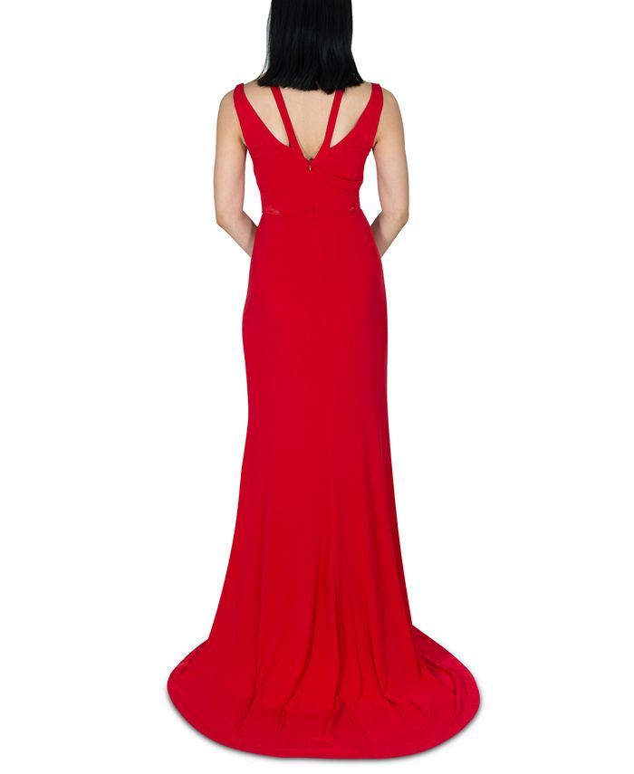 Dear Moon Juniors' Strappy Gown - Macy's