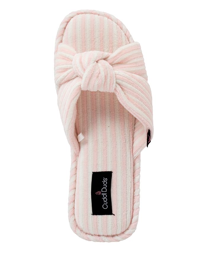 Cuddl Duds Women's Rib Velour Slide Slipper & Reviews - Slippers ...