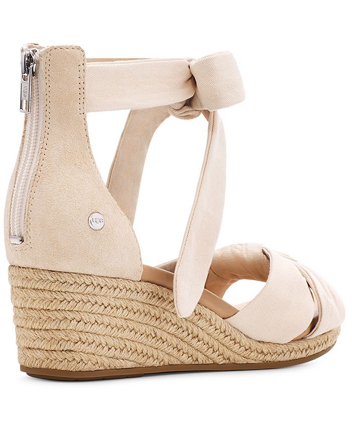 UGG® Women's Yarrow Espadrille Wedge Sandals - Macy's