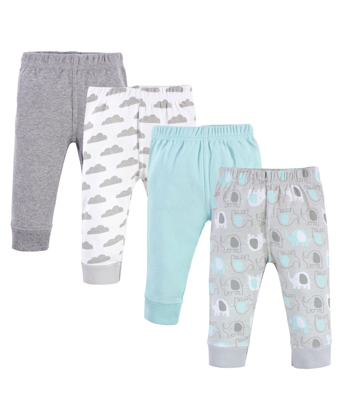 Click here for Luvable Friends Baby Boys Unisex Four Pack Pants -... prices