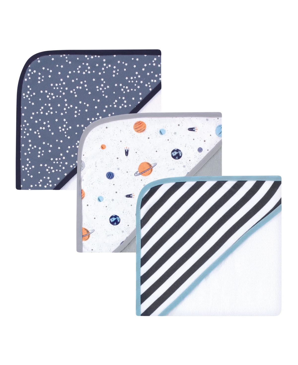 Click here for Hudson Baby Cotton Hooded - Space prices