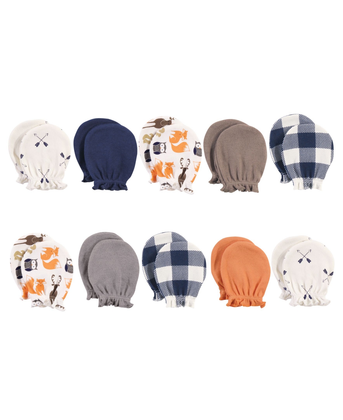 Click here for Hudson Baby Baby Boys Hudson Soft Cotton Anti-Scra... prices