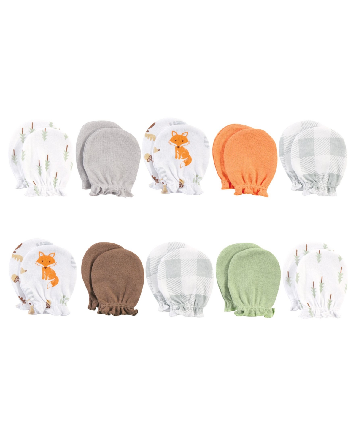 Click here for Hudson Baby Baby Boys Hudson Soft Cotton Anti-Scra... prices