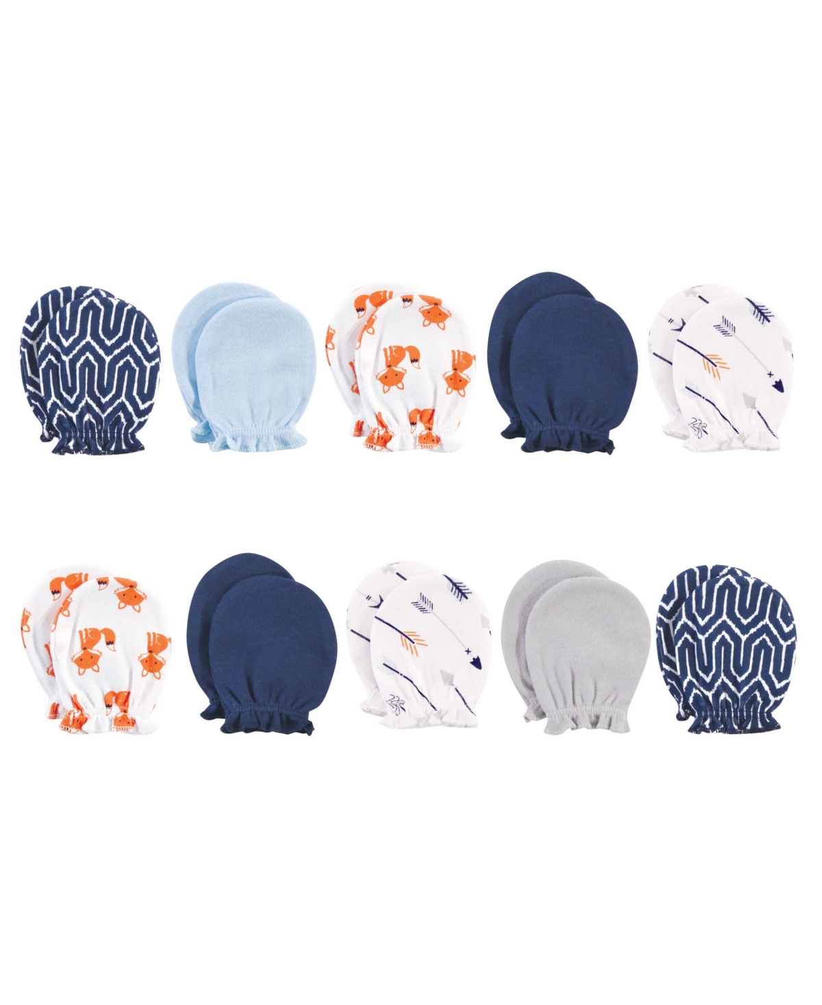 Click here for Hudson Baby Baby Boys Hudson Soft Cotton Anti-Scra... prices