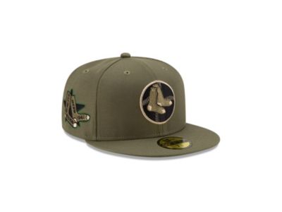 New Era Boston Red Sox Olive Camo Color UV 59FIFTY Cap - Macy's
