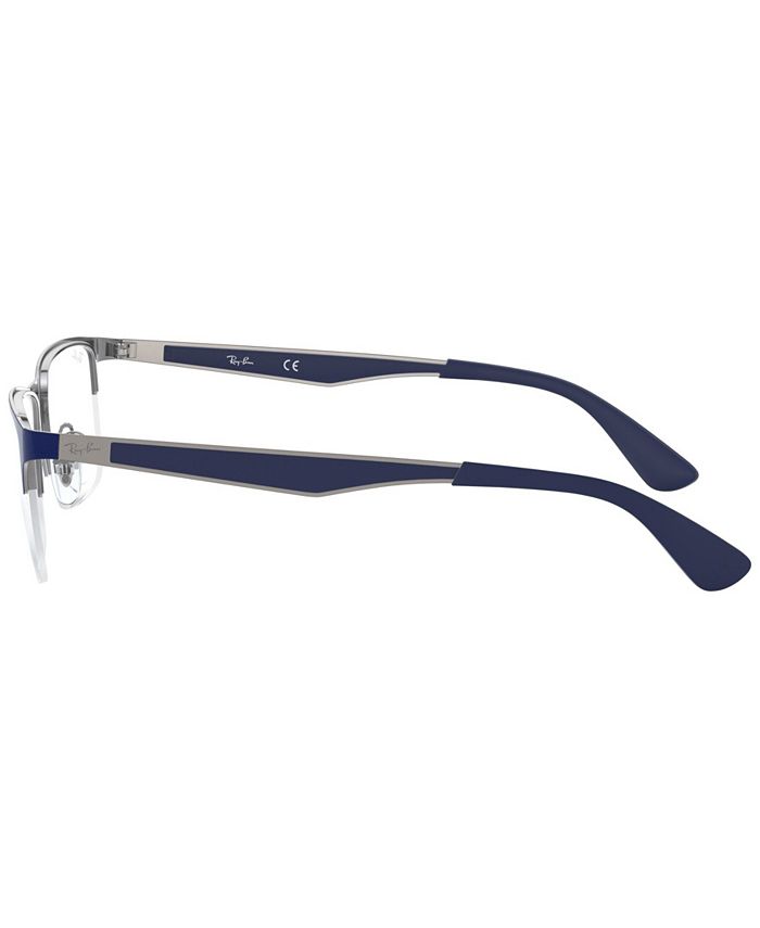 Ray-Ban RX6335 Unisex Rectangle Eyeglasses - Macy's