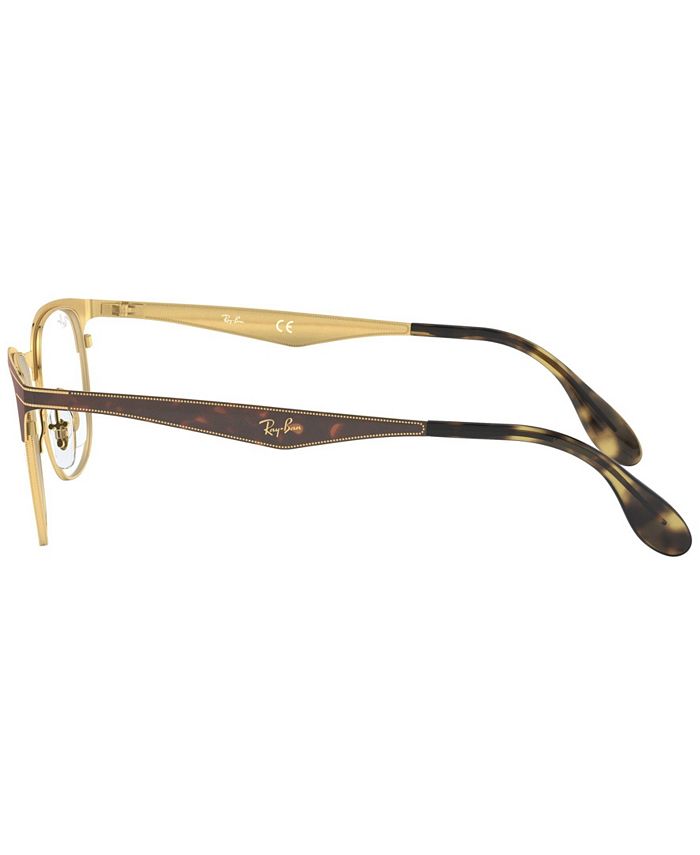 Ray-Ban RX6346 Unisex Square Eyeglasses - Macy's