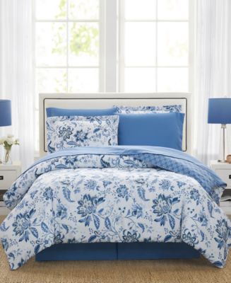 Diana 8-Pc. Reversible King Comforter Set, Created for Macy's - Macy's