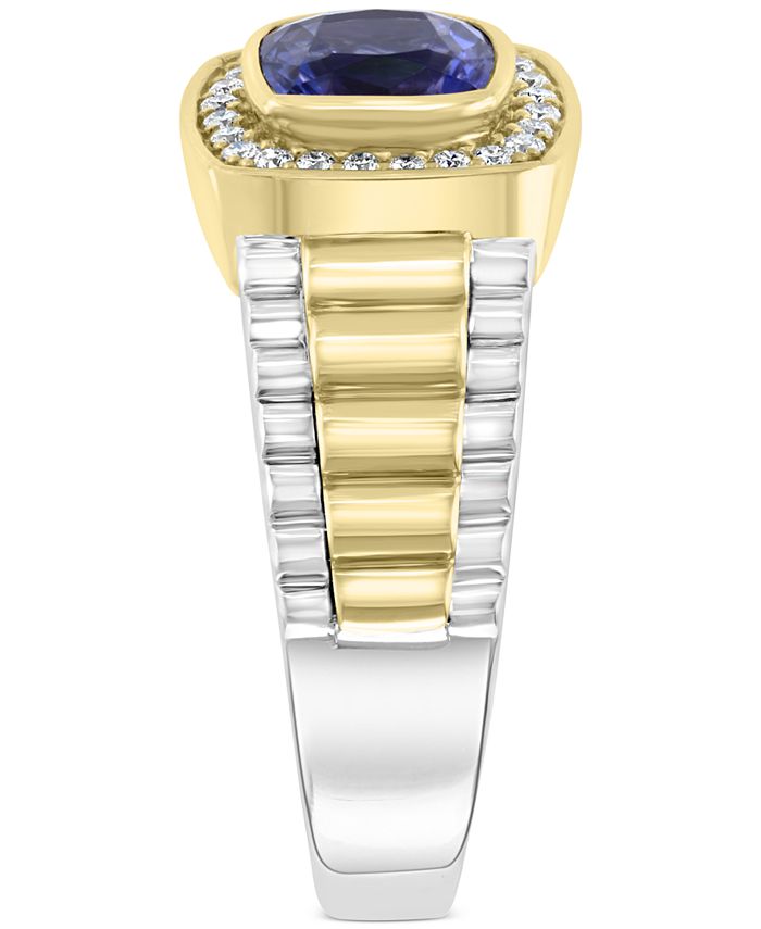 EFFY Collection EFFY® Men's Tanzanite (1-5/8 ct. t.w.) & Diamond (1/5 ...