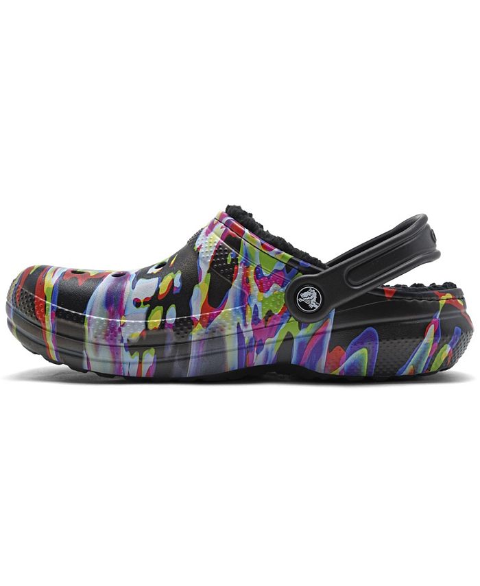 Crocs Classic Lined Clogs from Finish Line - Macy's