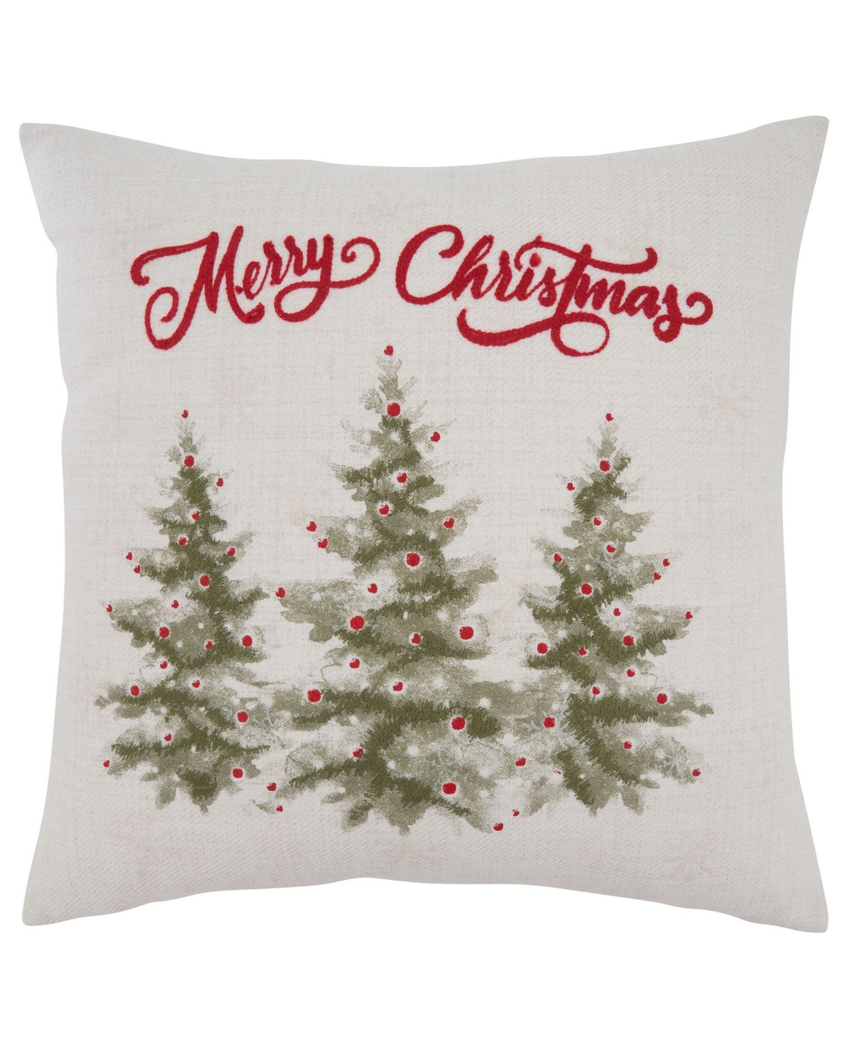 Click here for Saro Lifestyle Merry Christmas Trees Decorative Pi... prices