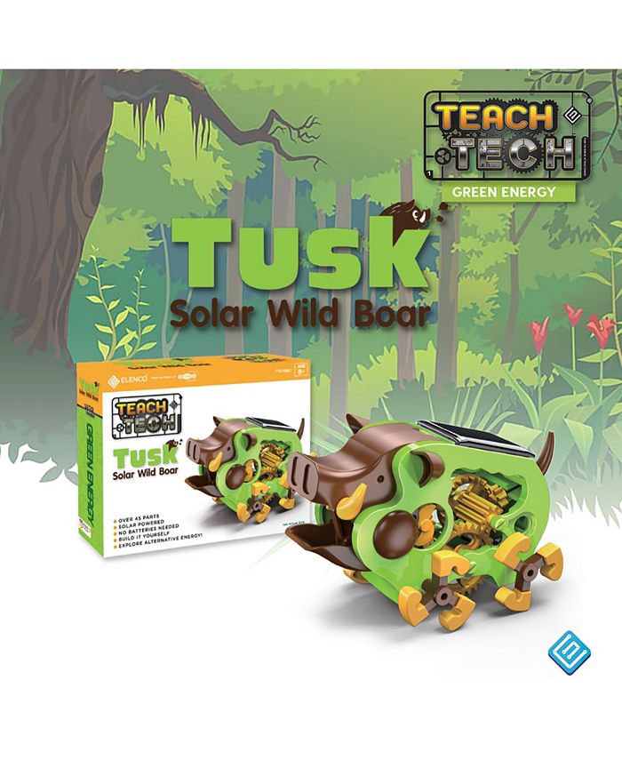 Flat River Group Teach Tech Tusk Wild Boar Solar Robot Crawler STEM ...