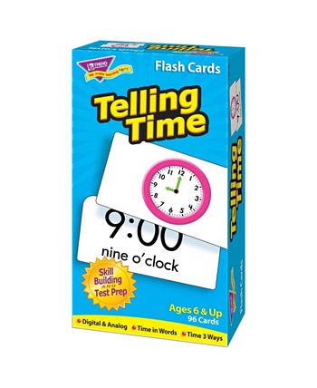 Trend Enterprises Telling Time Skill Drill Flash Cards - Macy's